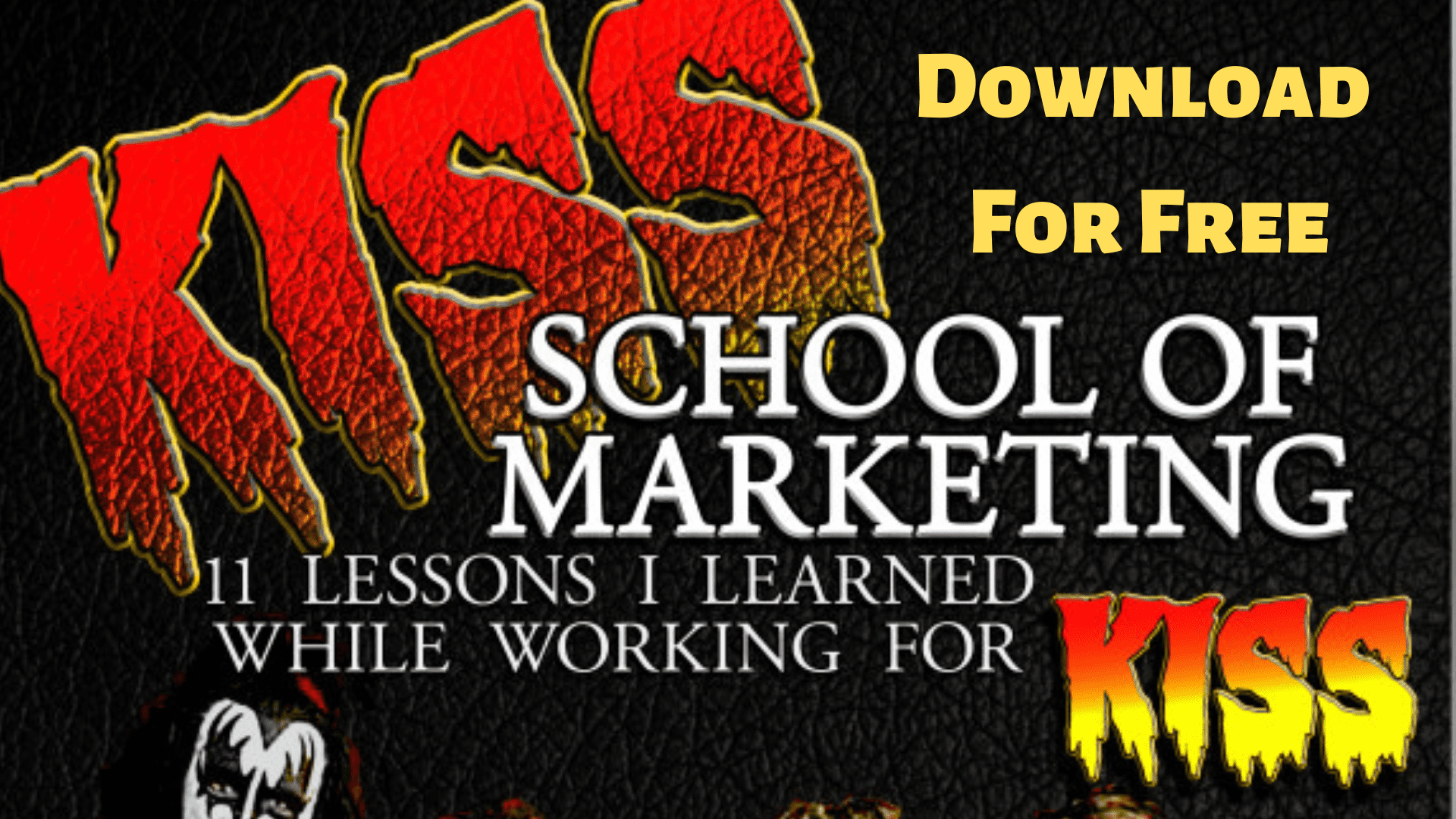Download a FREE Copy of My Book KISS School of Marketing: 11 Lessons I ...